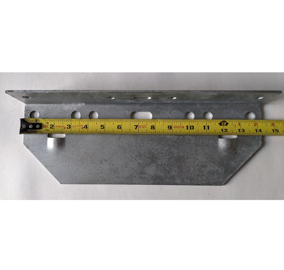 EZ Loader Fender Step Bracket for 3" Wide Frame and 14" Composite Fend ...