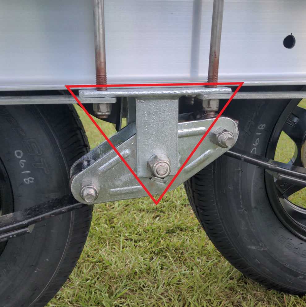 EZ Loader Equalizer Shackle Hanger Bracket for 3" Frame 250-015514-10 ...