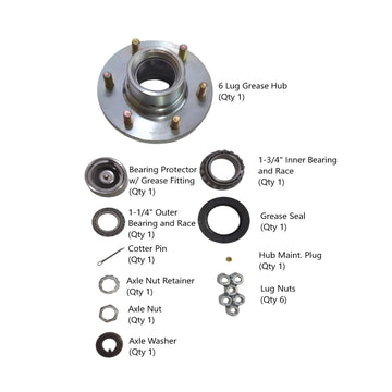 Complete Hub Kits – EZ Loader Trailers.com