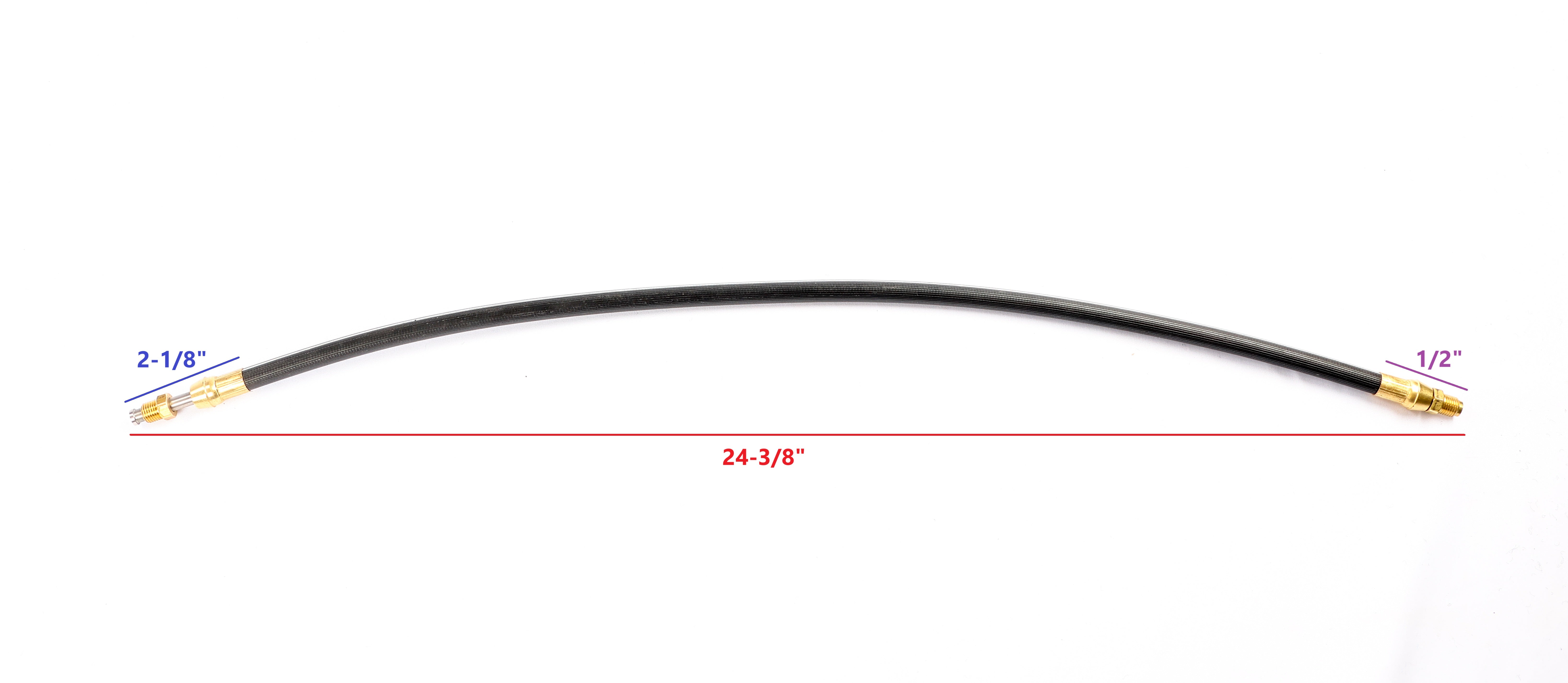 EZ Loader 24" Trailer Hydraulic Brake Line – Male Fittings 250-041438 ...