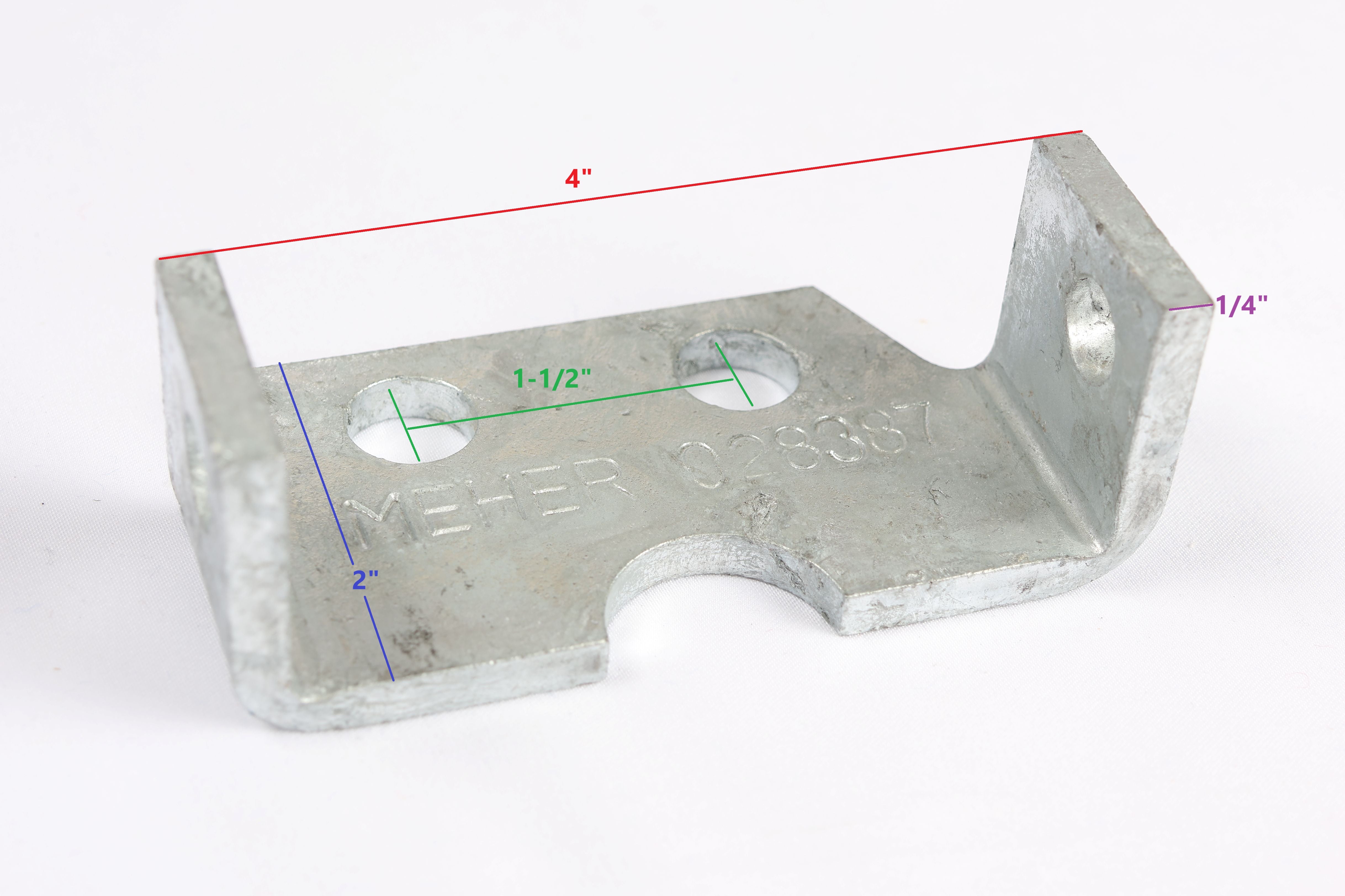 EZ Loader Crossmember Hanger Mounting Bracket LF/RR 250-028387-10 – EZ ...